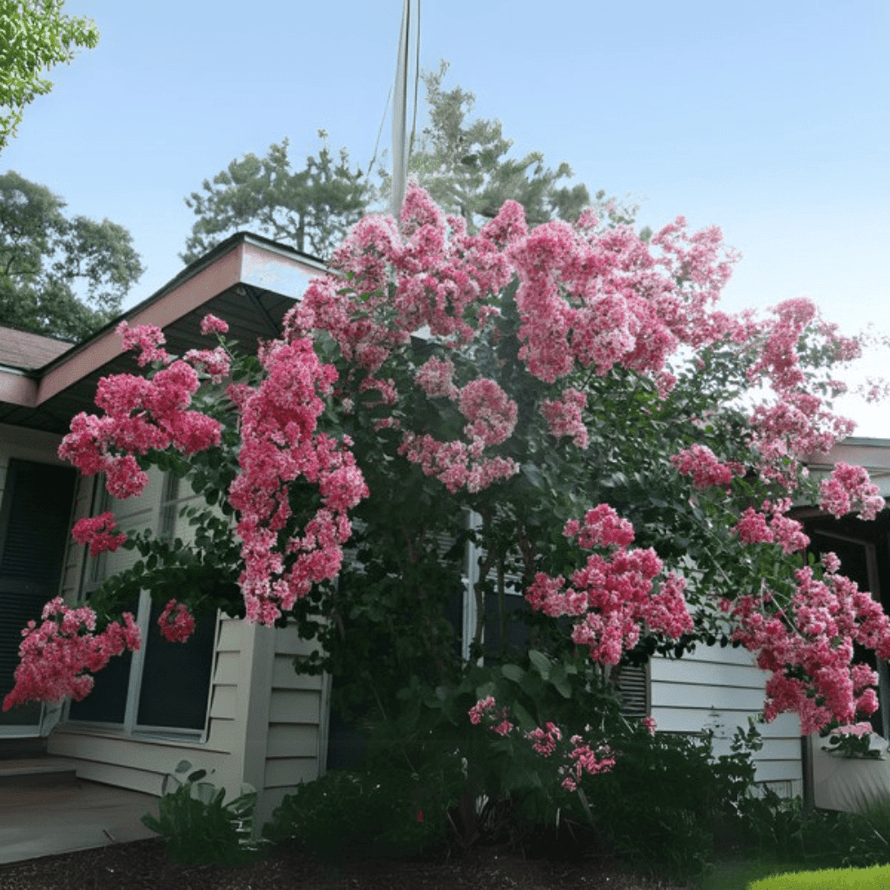 Red Crape Myrtles - All Shades, from Cherry Red to Blood Red Flowers ...